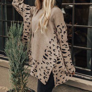 Sweaters | Side Slit Oversized Sweater | Poshmark